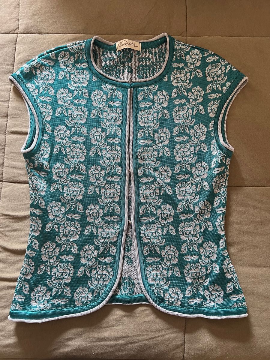 Colete Verde | Colete Feminino Doce De Coco Usado 87387429 | enjoei