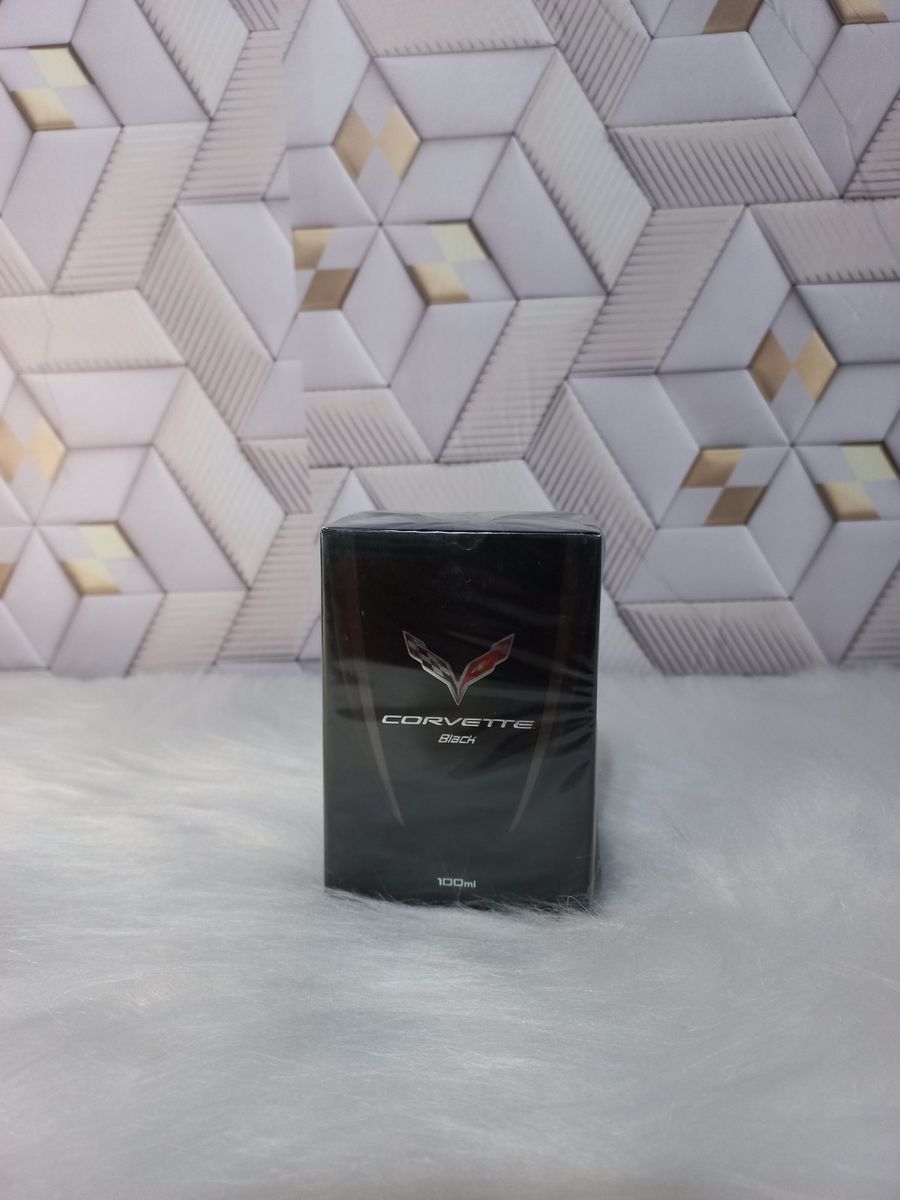 Colônia Masculina Corvette Black 100 Ml | Perfume Masculino Jequiti ...