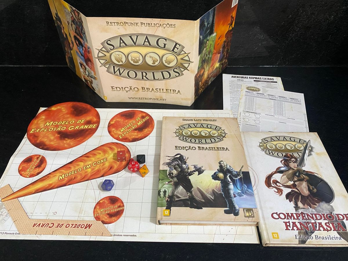 Combo Rpg - Savage Worlds -completo | Livro Rpg Usado 103868359 | enjoei