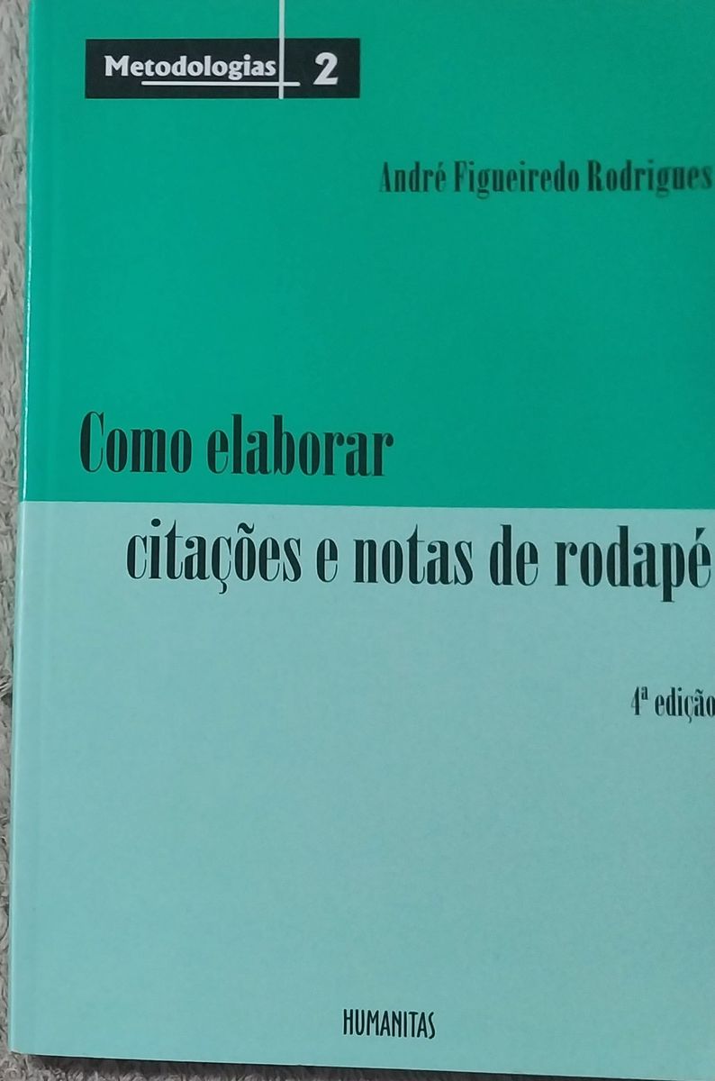 Como Elaborar Citações e Notas de Rodapé André Figueiredo Rodrigues ...