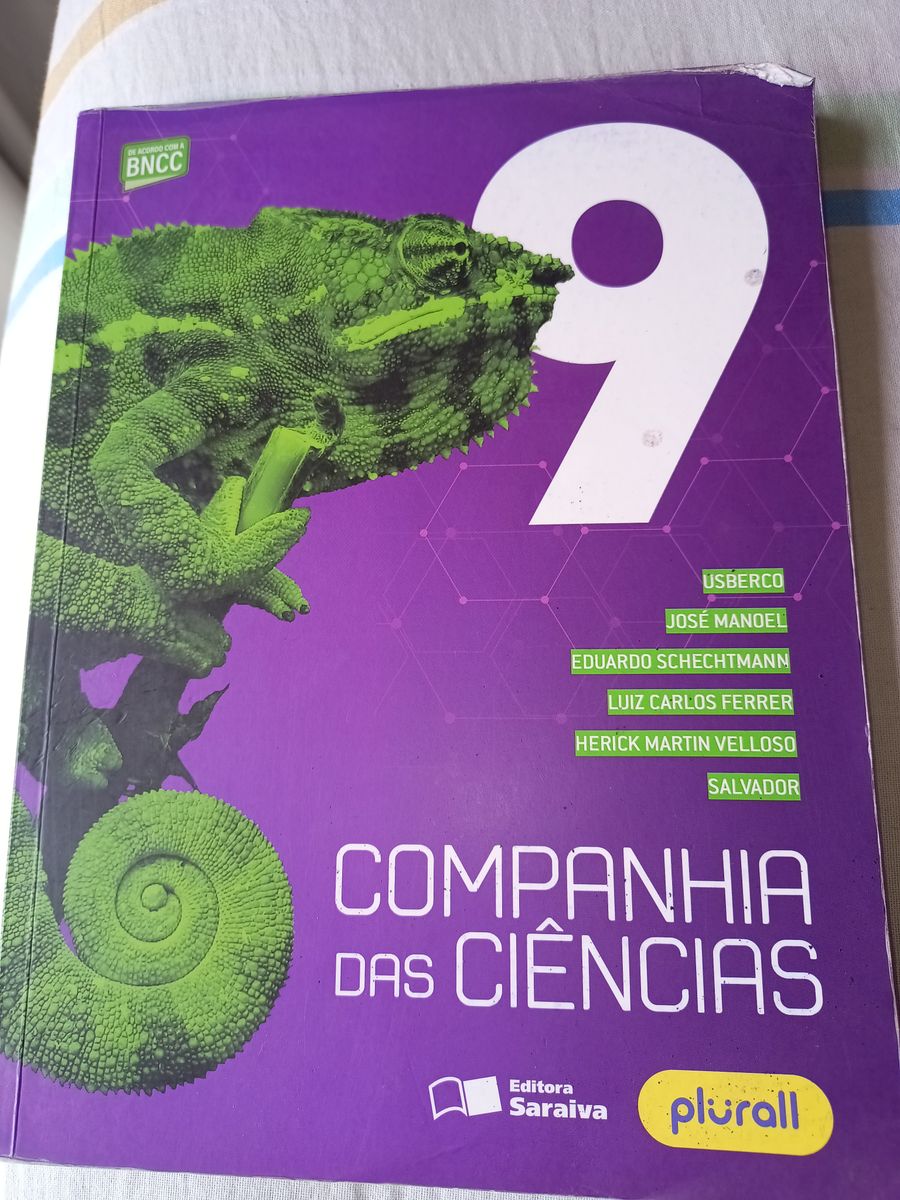 Companhia Das Ciências 9o Ano | Livro Saraiva Didáticos Usado 134251198 ...