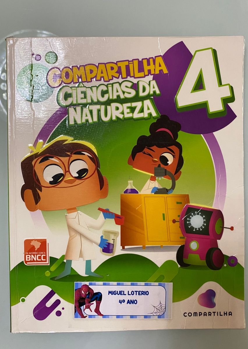 Compartilha Ciências Da Natureza 4 Livro Moderna Usado 80641676 Enjoei