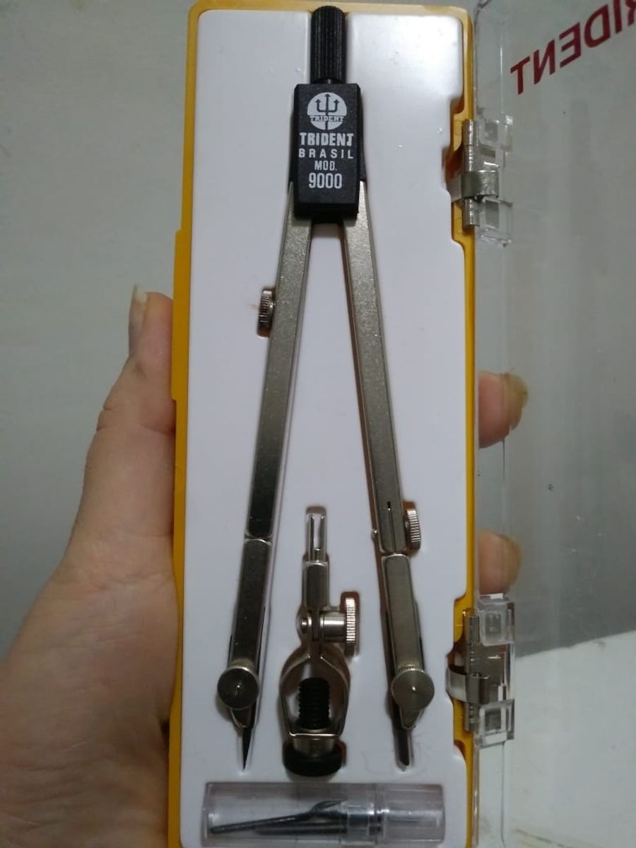 Compasso de Precisão 9000 Trident | Item de Papelaria Trident Usado ...