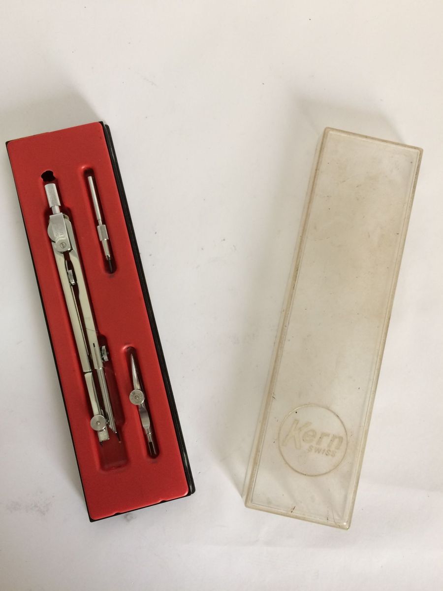 Compasso Kern Swiss - Importado da Suiça | Item de Papelaria Kern Usado ...
