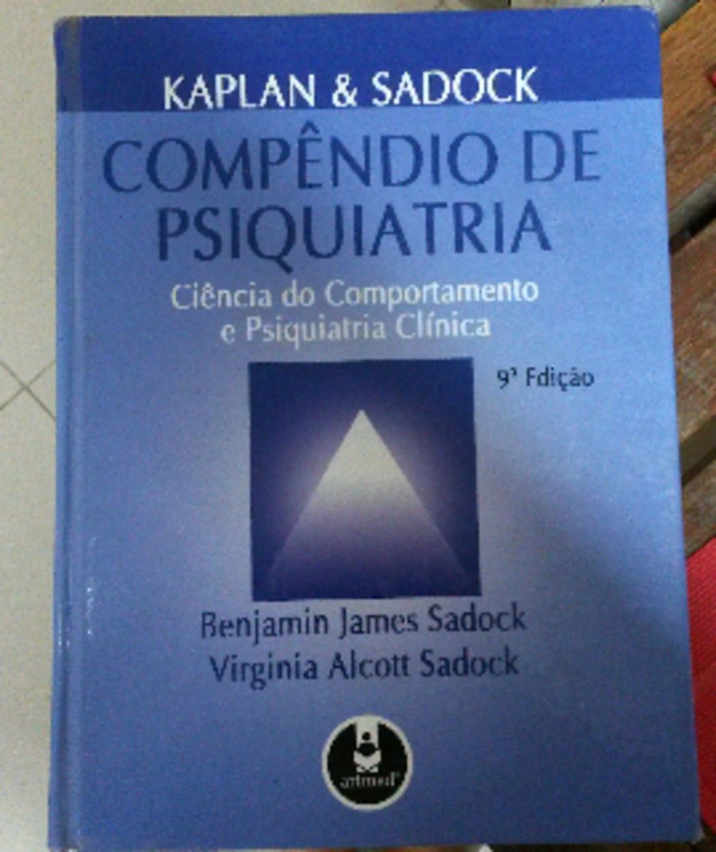Compêndio de Psiquiatria - Kaplan & Sadock | Livro Artmed Usado ...
