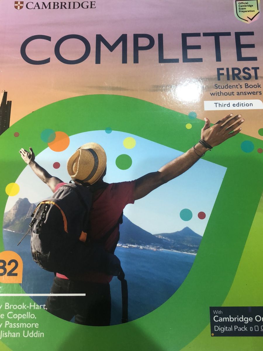 Complete First Student's Book With Answers - 3rd Ed. | Livro Cambridge ...