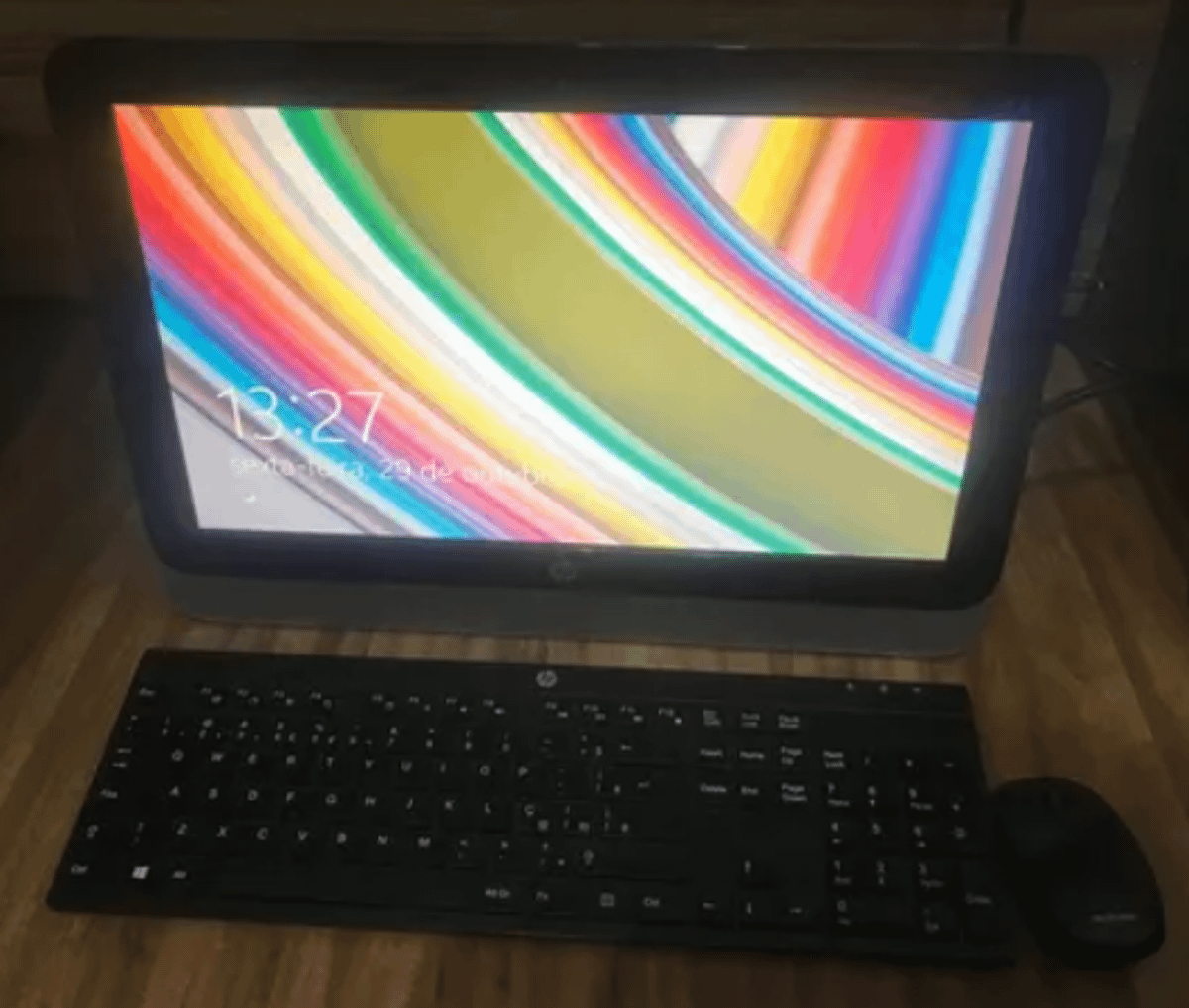 Computador All In One Hp 18 Tudo em 1 Funcionando | Computador Desktop ...