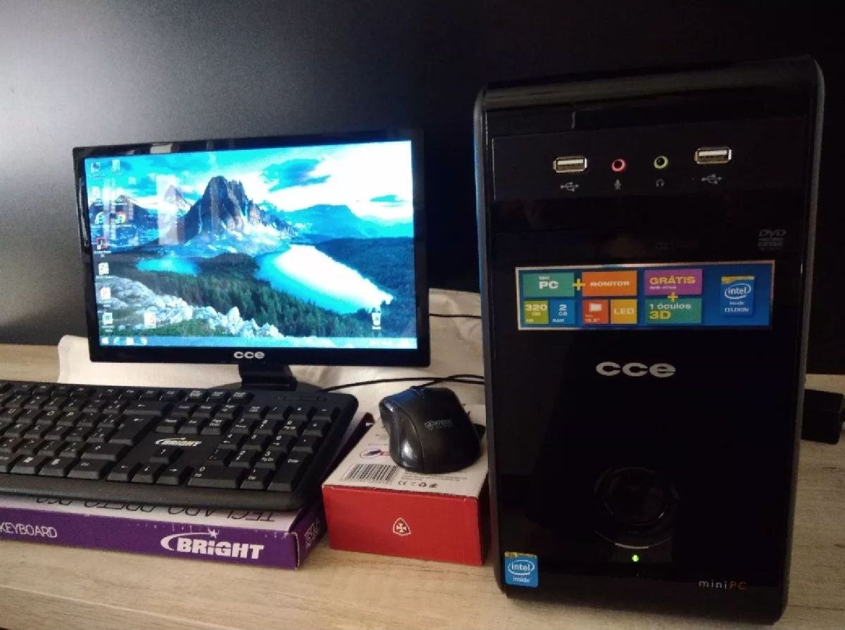 Computador Completo Cce | Computador Desktop Cce Nunca Usado 36078507 ...