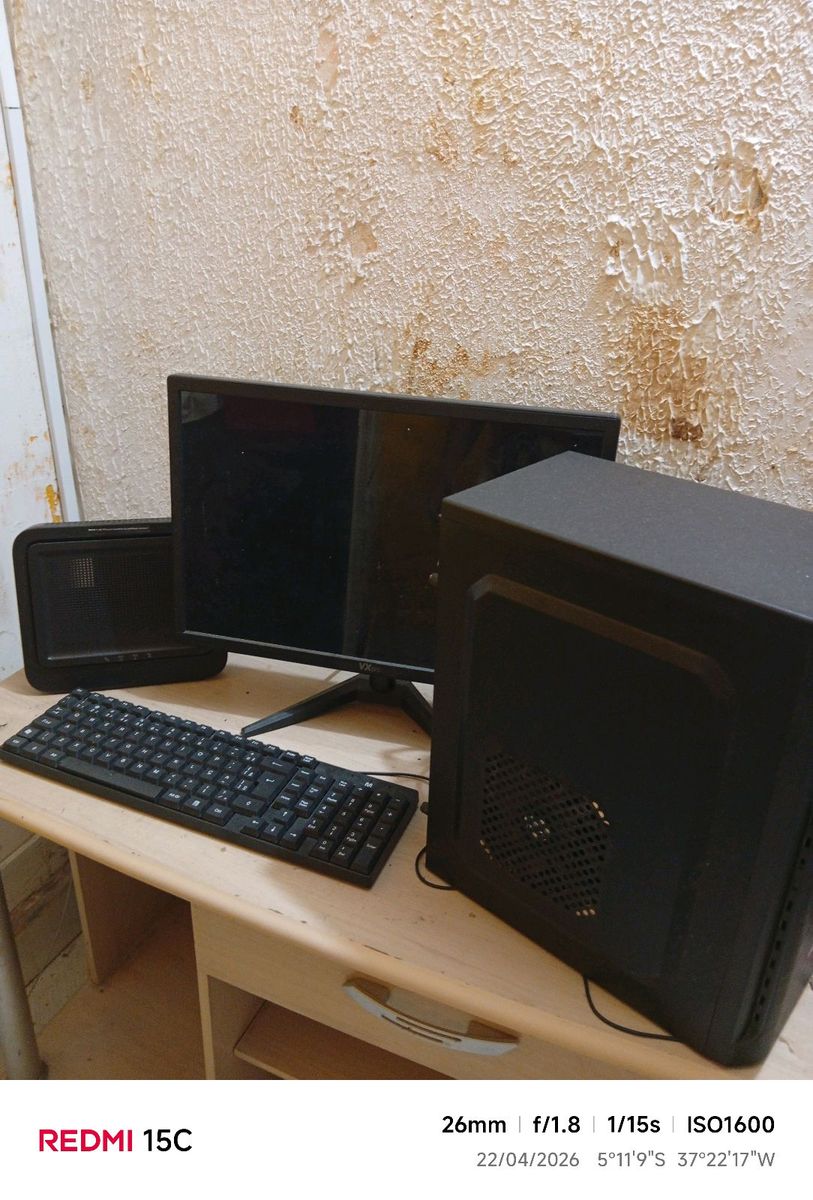 Computador Completo Preto | Computador Desktop Computador Usado ...