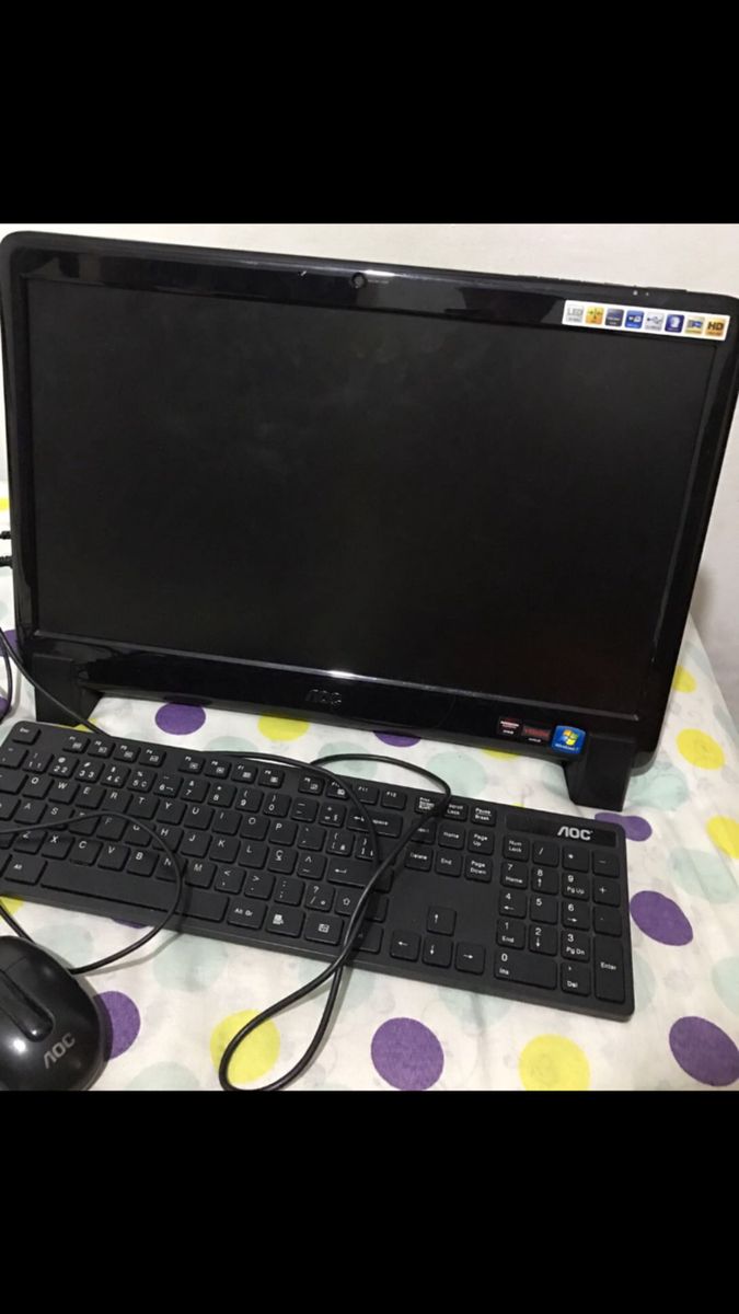 Computador Cpu Acoplada No Monitor | Computador Desktop Aoc Usado ...