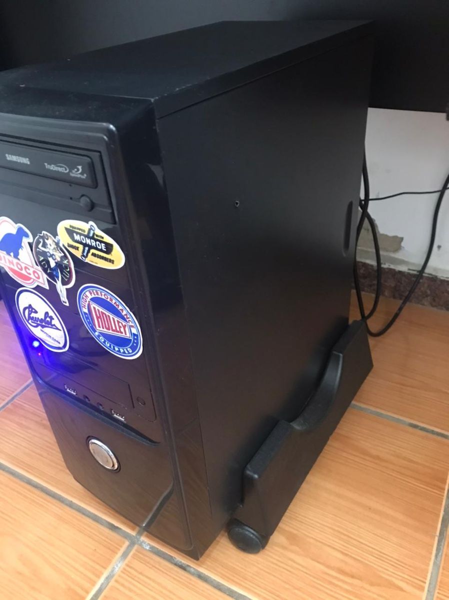 Computador Desktop Completo. Usado. com Ssd 250gb. Monitor Aoc 18,5 ...