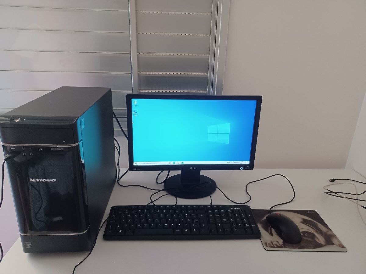 Computador Lenovo (acompanha Mouse, Teclado e Monitor) | Computador ...