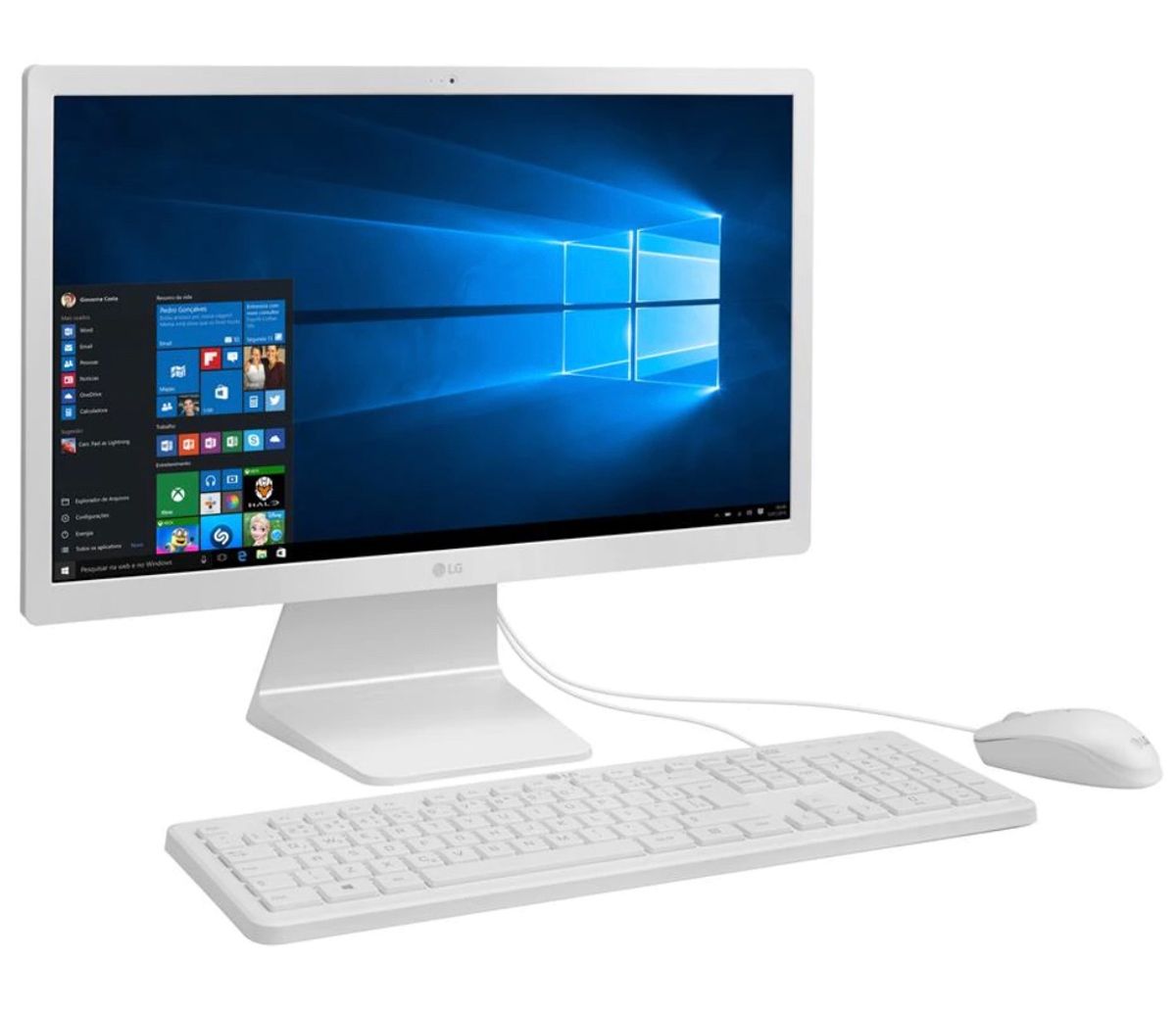 Computador Lg All In One Quad Core 4gb 500gb Tela Full Hd 21.5 Windows ...