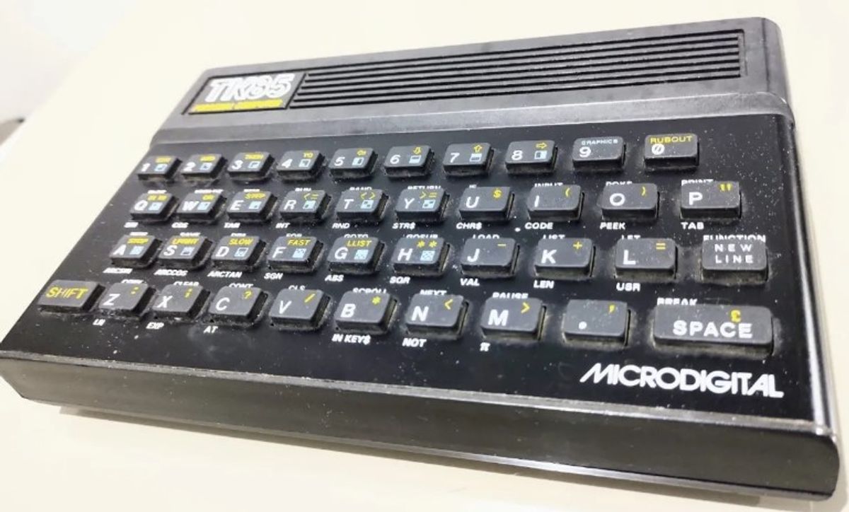 Computador Tk-85 Zx-81 Microdigital 1983 Colecionador Raro | Computador ...