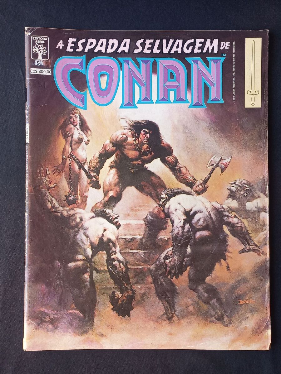 Conan Revista. Espada Selvagem de Conan N 51. Hq Conan | Livro Editora ...