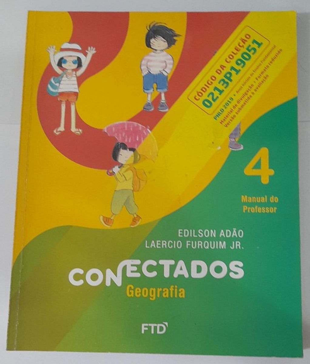 Conectados Geografia-4 ( Manual do Professor) | Livro Ftd Usado ...