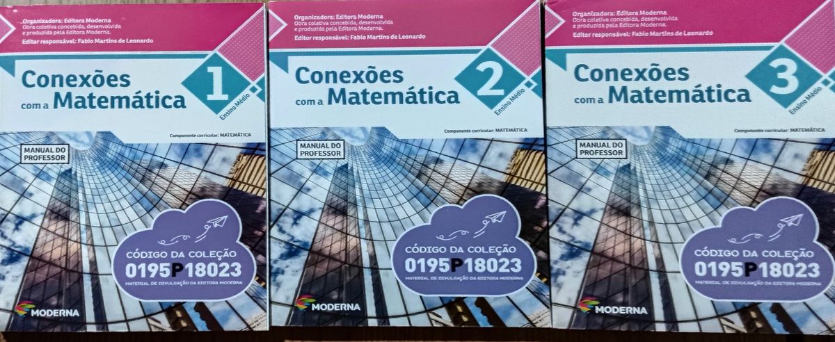 Conexões com a Matemática 3 Volumes | Livro Moderna Usado 108679892 ...