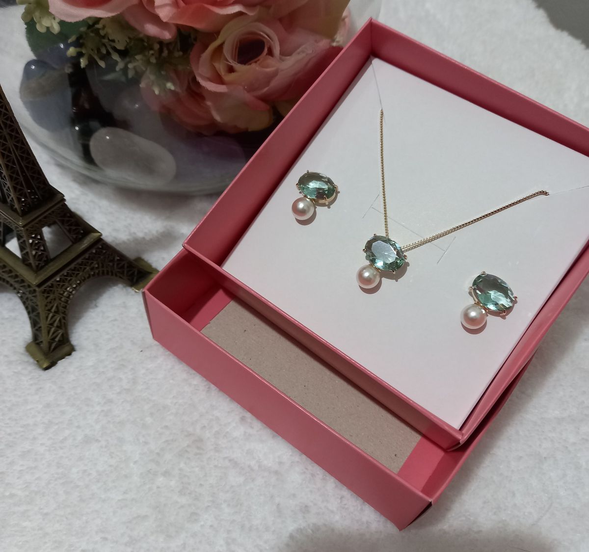 Conjunto Banhado a Ouro 18k com 10 Milésimos. | Jóia Feminina Imperio ...