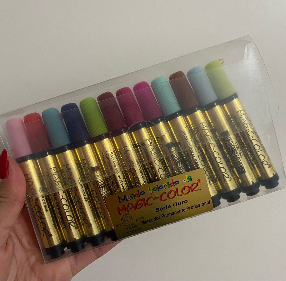 Conjunto Caneta Magic Color 12 Cores | Item de Papelaria Magic Color ...