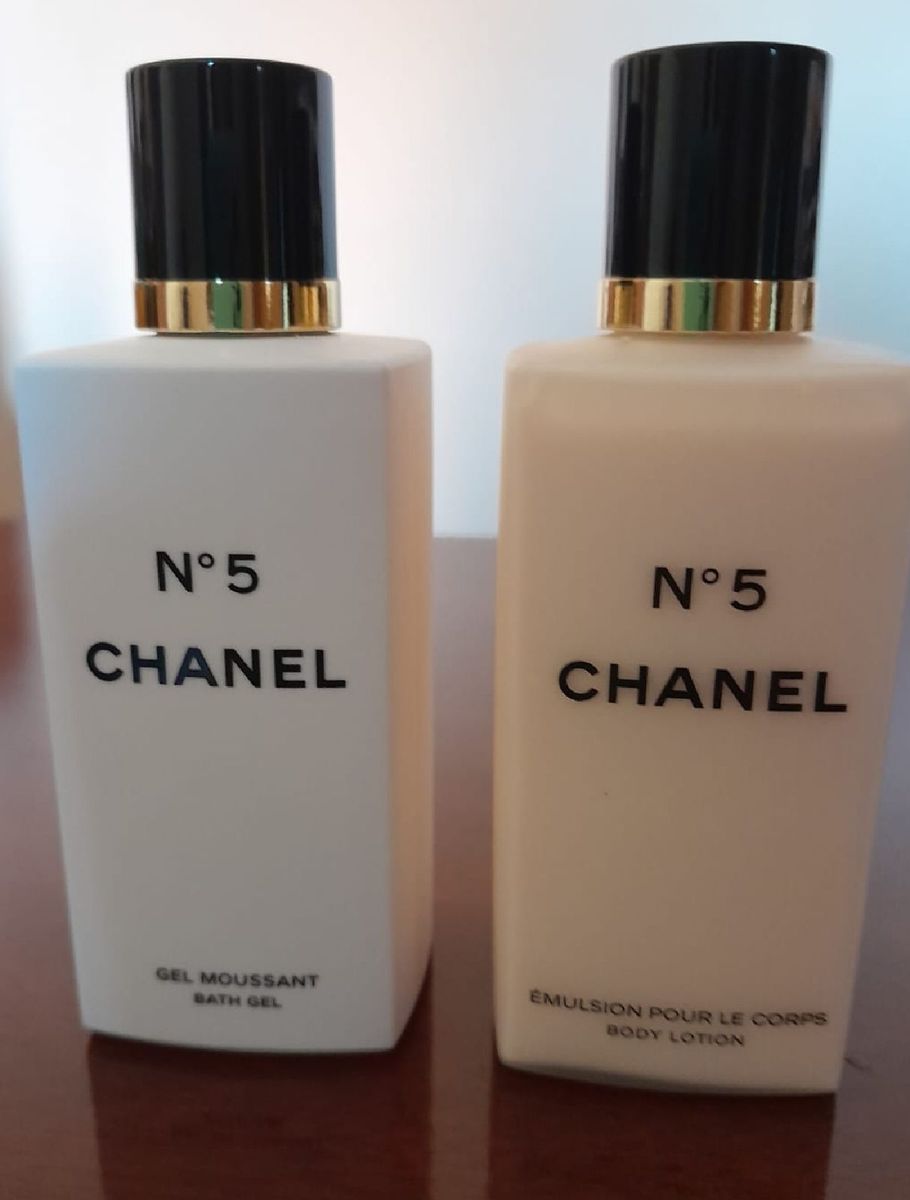 Conjunto Chanel N° 5 Original / 1 Gel Moussant / Bath Gel 100 Ml ( Experimentado Uma Única Vez ...