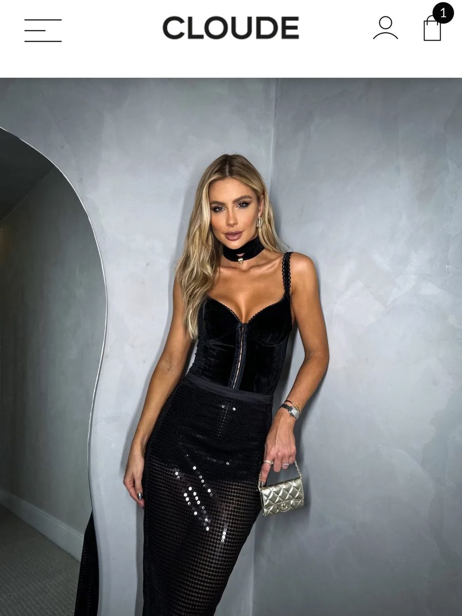 Conjunto Cloude | Vestido Feminino Cloude Usado 86603737 | enjoei