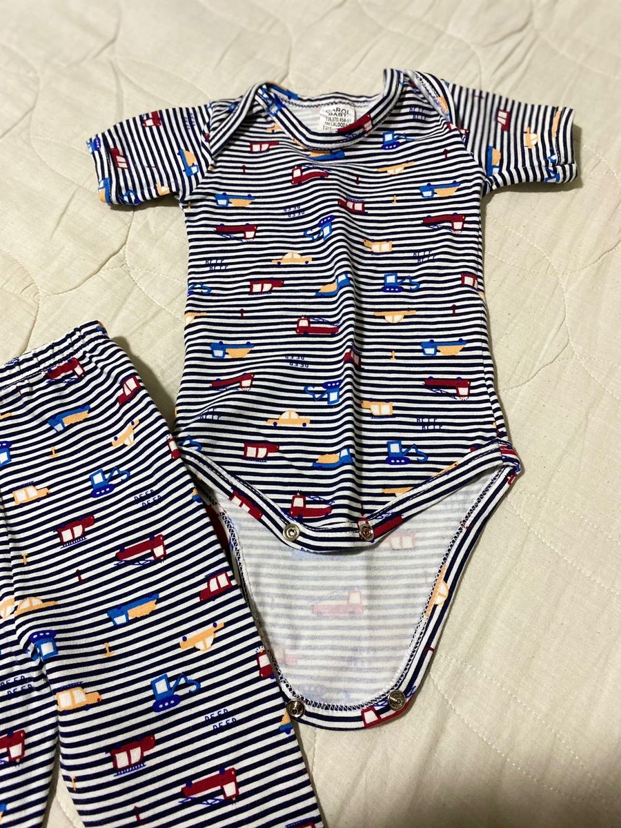 Conjunto de Body com Calça | Roupa Infantil para Bebê Nunca Usado ...