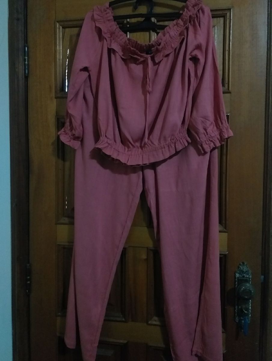 Conjunto de Calça | Calça Feminina Bocomoco Usado 81631494 | enjoei