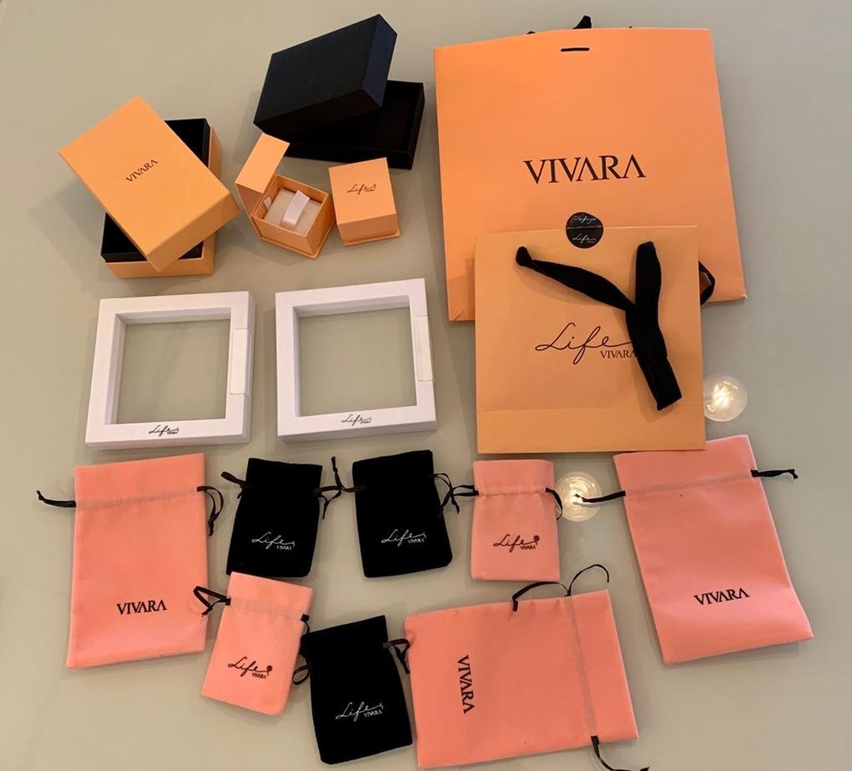 Conjunto de Embalagens Vivara (original) | Item Info & Eletro Vivara ...