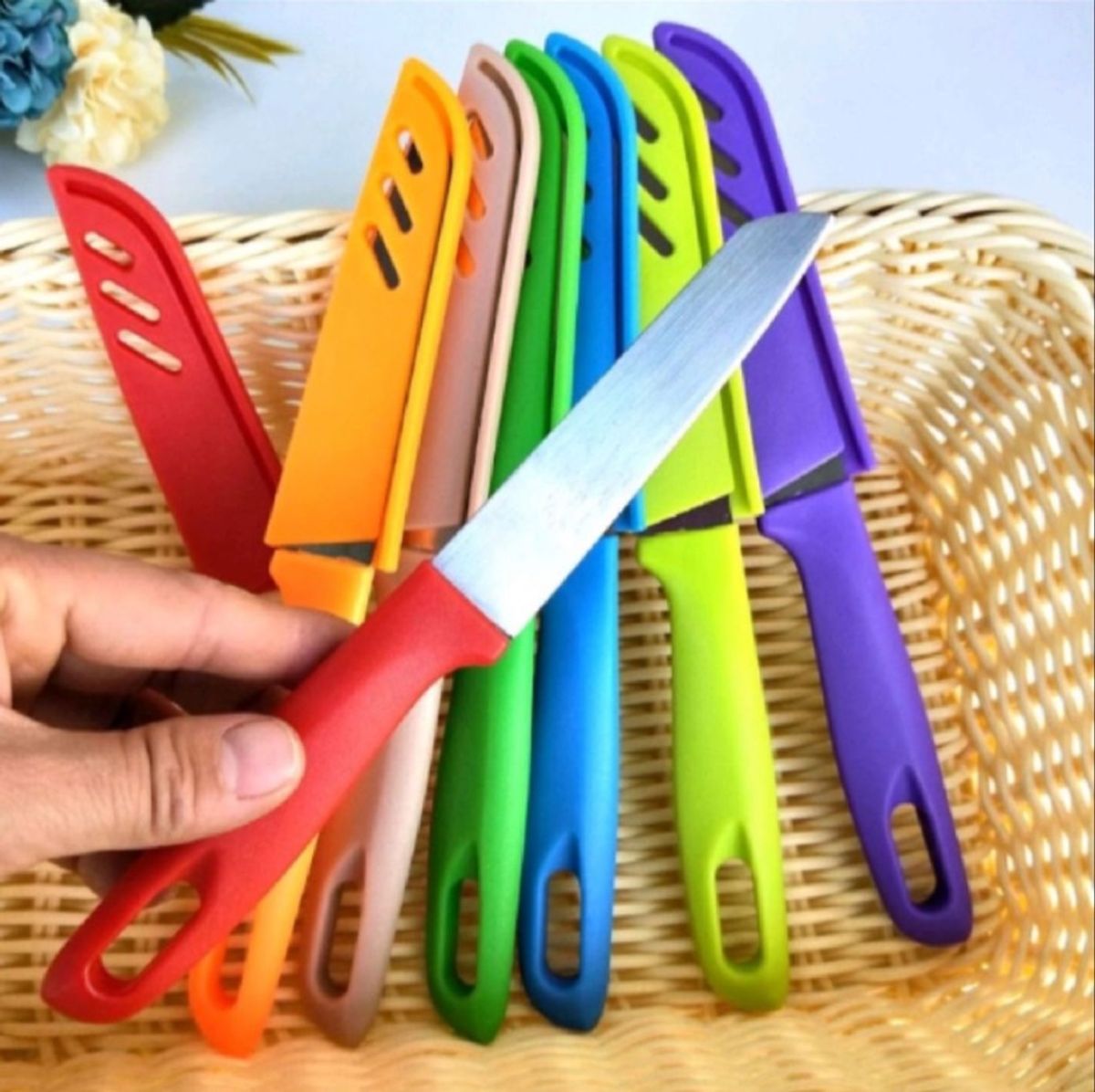 Conjunto de 5 Facas Lâmina Aço Inox | Móvel de Cozinha Inox Nunca Usado ...