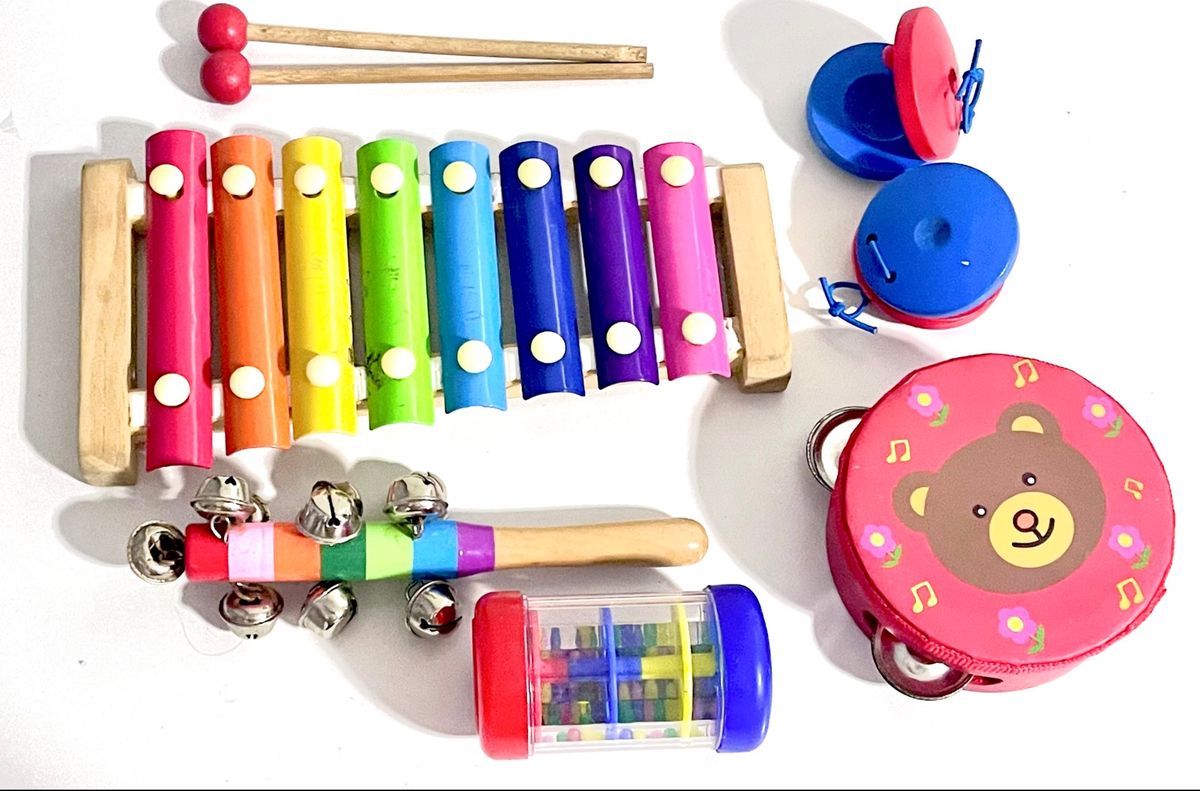 Conjunto de Instrumentos Musicais Infantil Montessori | Brinquedo para ...