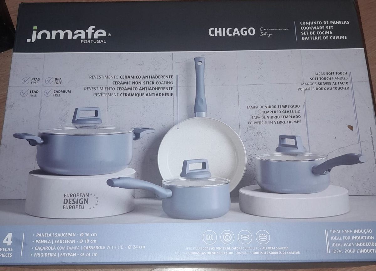 Conjunto de Panelas Jomafe Importado de Portugal Indução/cerâmica ...