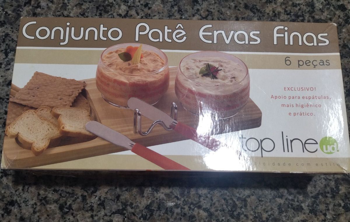 Conjunto de Pate Ervas Finas | Mesa Top Line Nunca Usado 76530988 | enjoei