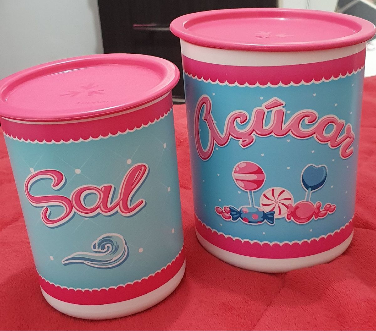 Conjunto de Potes Tupperware | Móvel de Cozinha Tupperware Usado ...