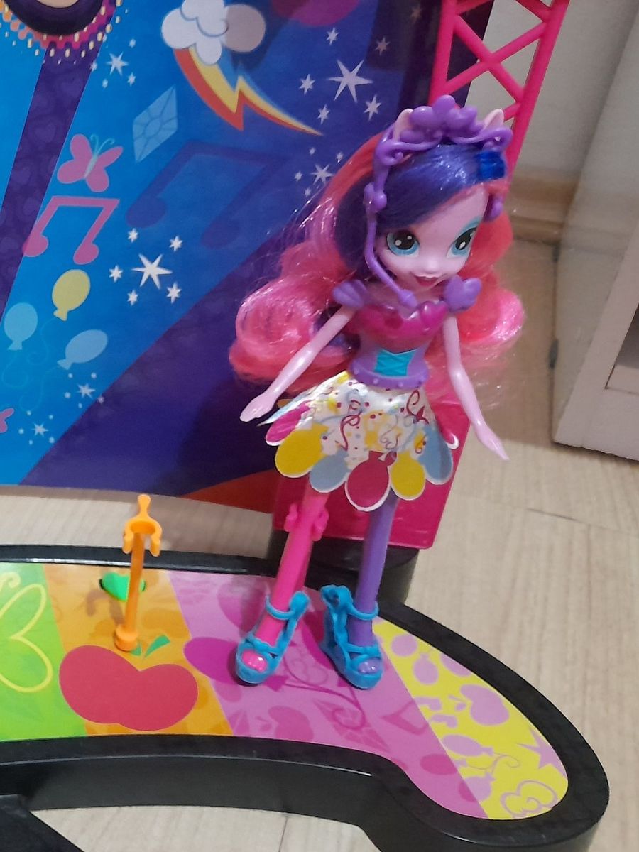 Conjunto Equestria Girls Palco Pop My Little Pony Hasbro | Brinquedo Hasbro Usado 79035340 | enjoei