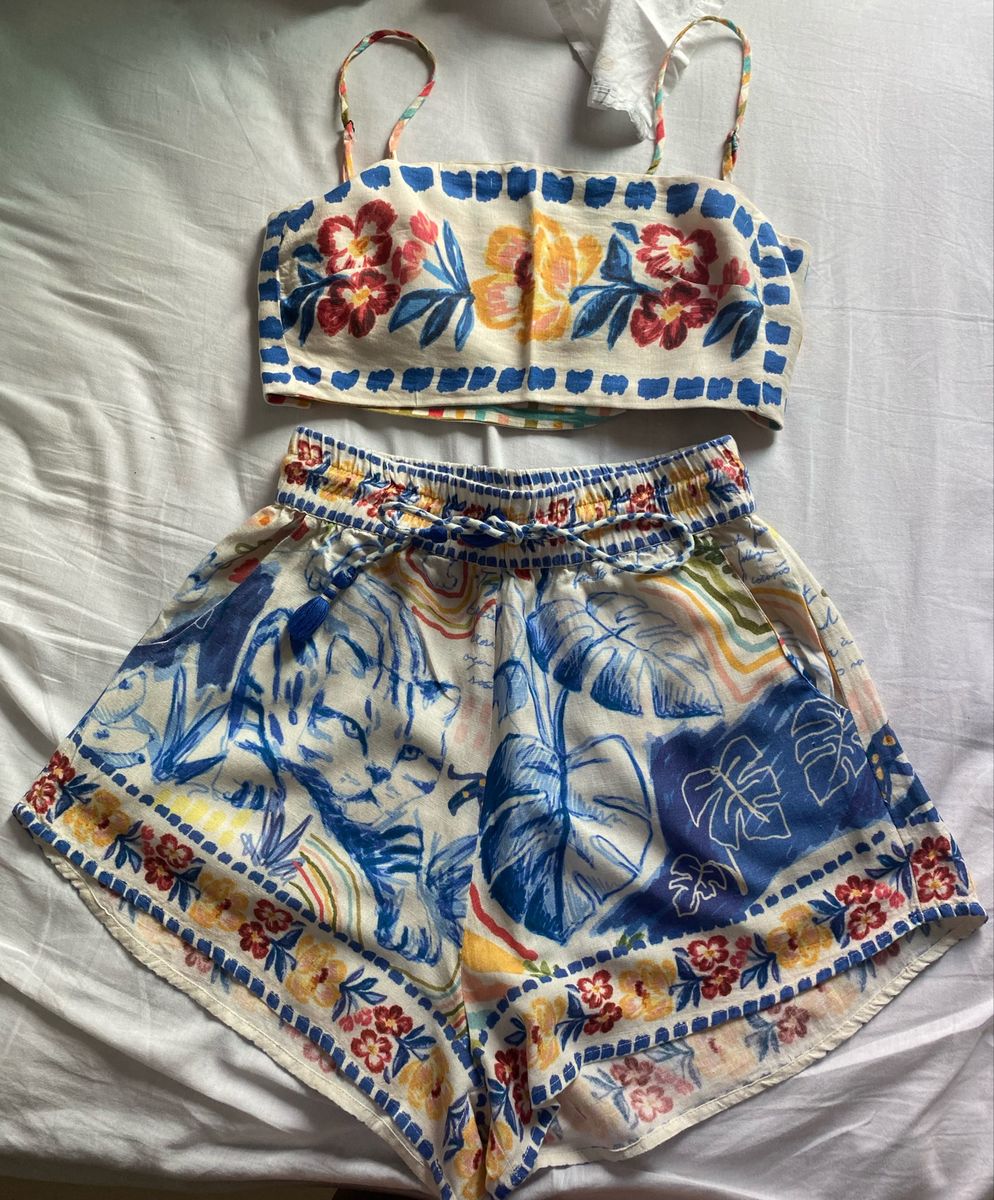 Conjunto Farm Verão 2022 | Shorts Feminino Farm Usado 70130985 | enjoei