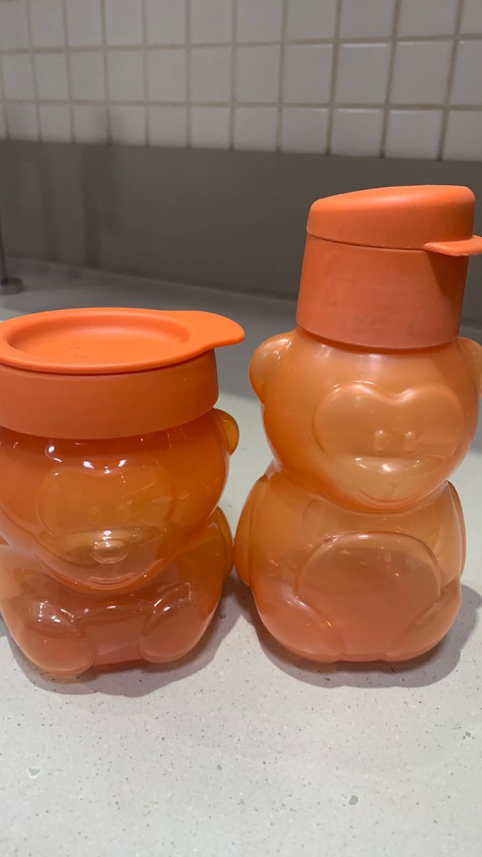 Conjunto Gummy Bear Tupperware | Item Infantil Tupperware Usado ...