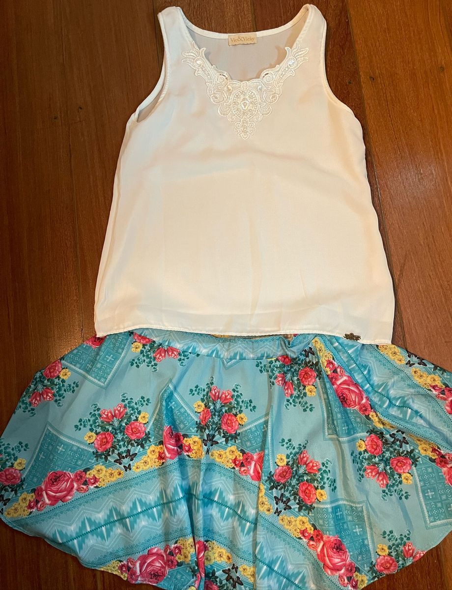 Conjunto Lindo Vick Vick | Roupa Infantil para Menina Vick Vick Usado 69448469 | enjoei