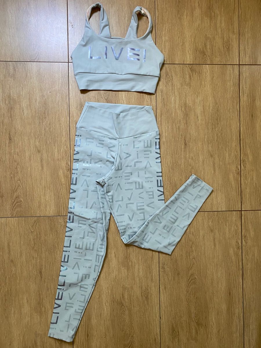 Conjunto Live | Moda Esportiva Feminina Live Usado 83688176 | enjoei