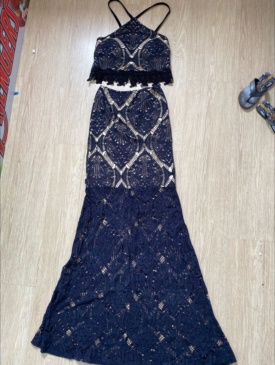 Conjunto Maravilhoso em Renda | Saia Feminina Zarabatana Usado 79965597 | enjoei