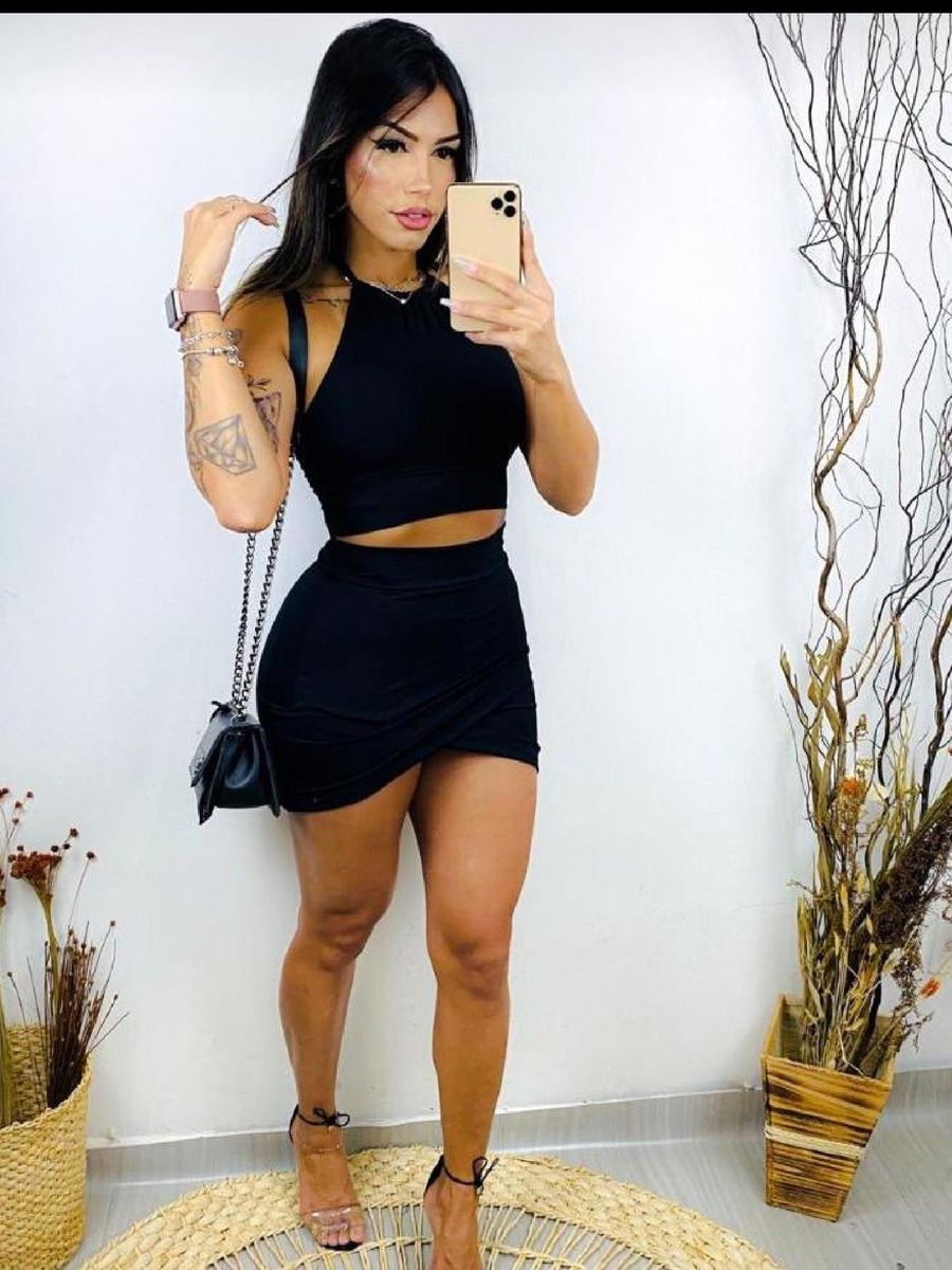 Conjunto Suplex | Saia Feminina Nunca Usado 44441463 | enjoei