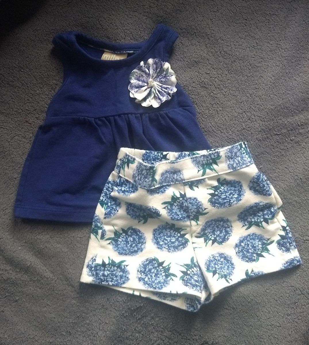 Conjunto Verão Azul | Roupa Infantil para Menina Milon Usado 31251342 ...