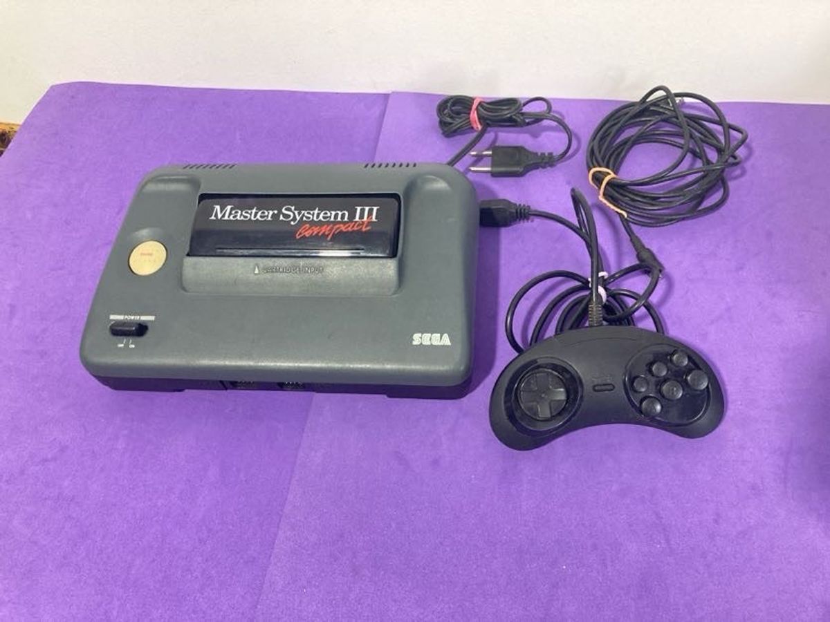 Console Master System Iii Compact com Alex Kid | Console de Videogame ...