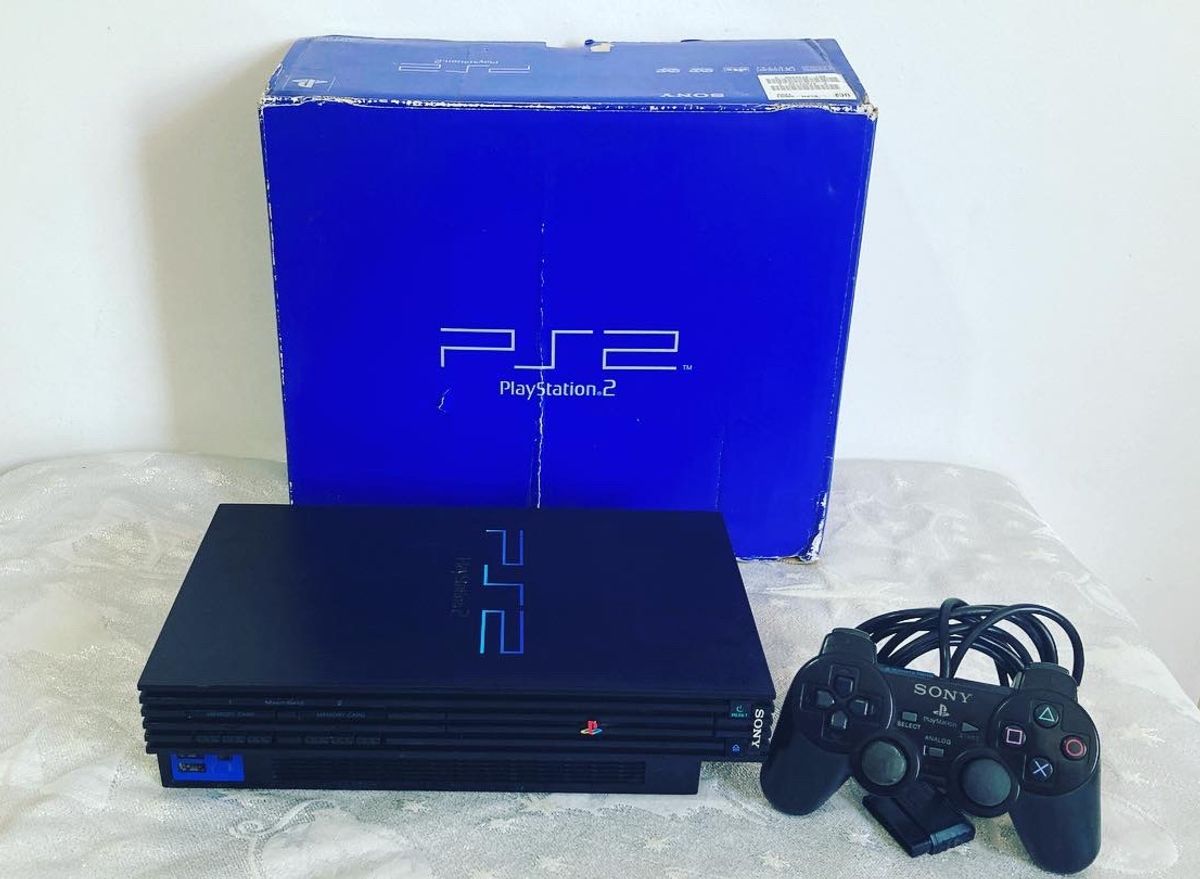 Console Playstation 2 Fat, Ps2 Lacrado | Console de Videogame Playstation 2 Usado 79776437 | enjoei