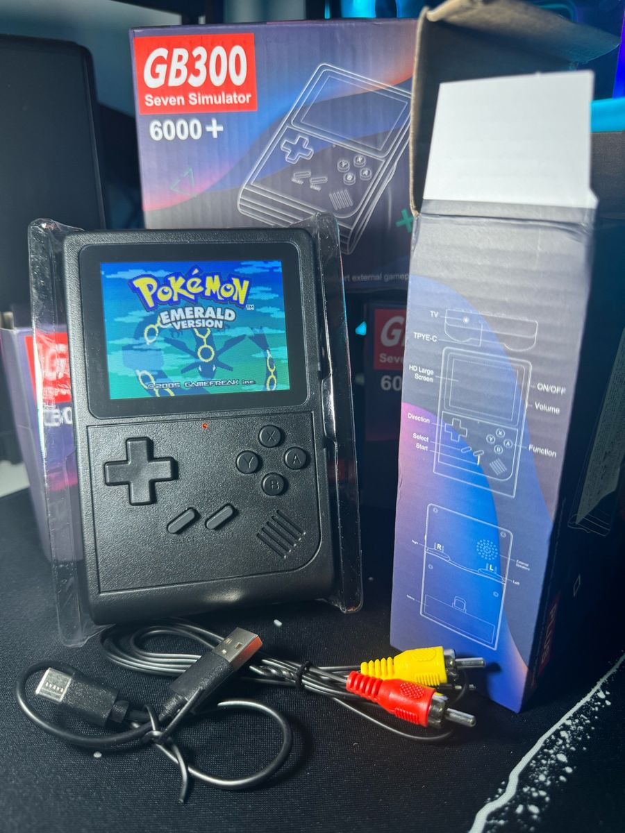 Console Portatil Retro Gb300 Video Game | Console de Videogame Gb Nunca ...