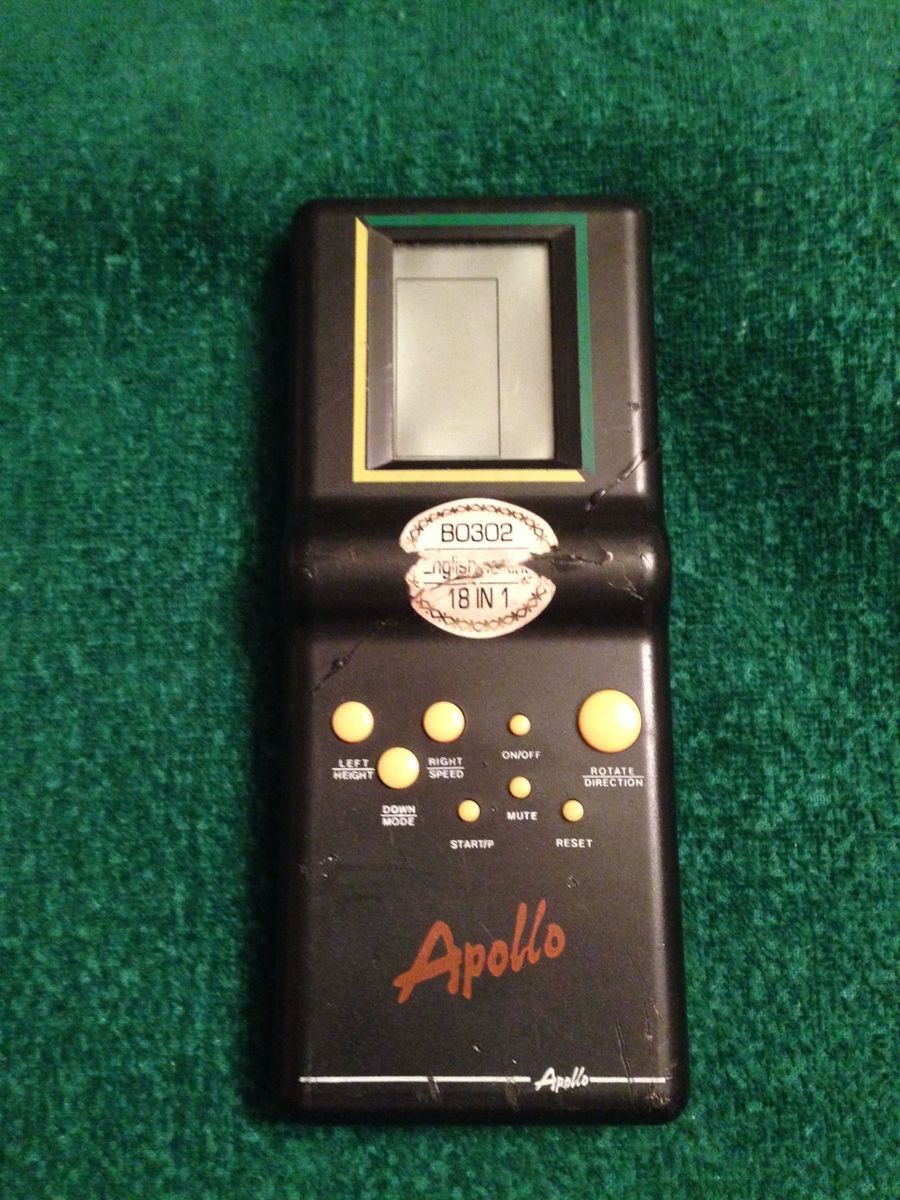 Console Videogame . Mini Game Eletrônico Portátil Antigo Apollo ...