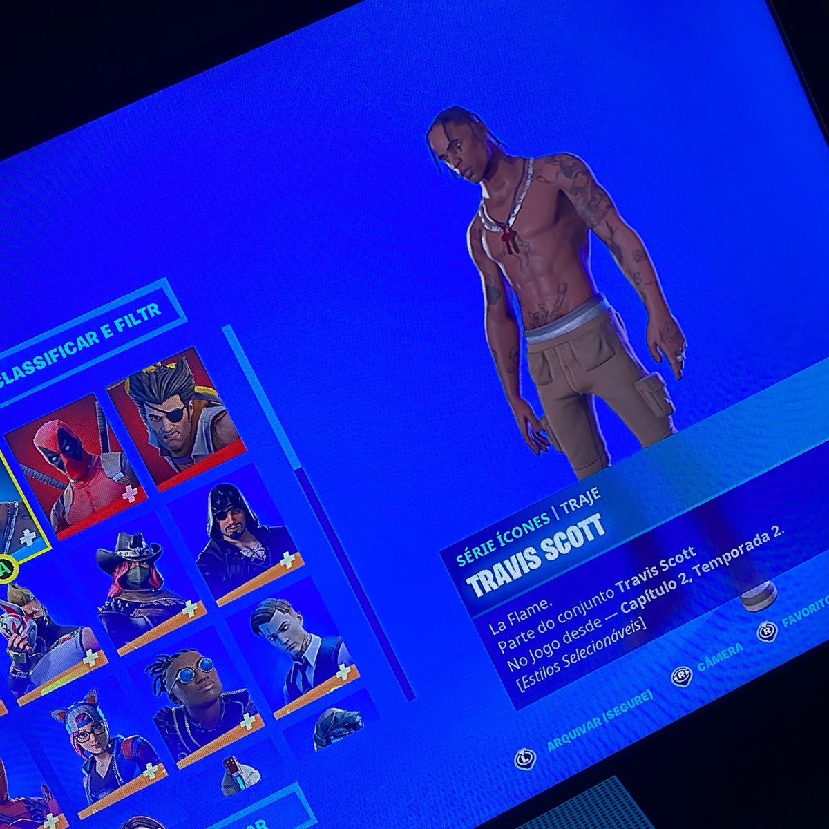 Conta do Fortnite (xbox One) com Travis Scott e Skins Og de Passe do ...
