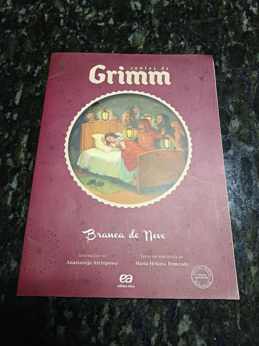 Contos de Grimm - Branca de Neve | Livro Editora Atica Usado 96655183 | enjoei