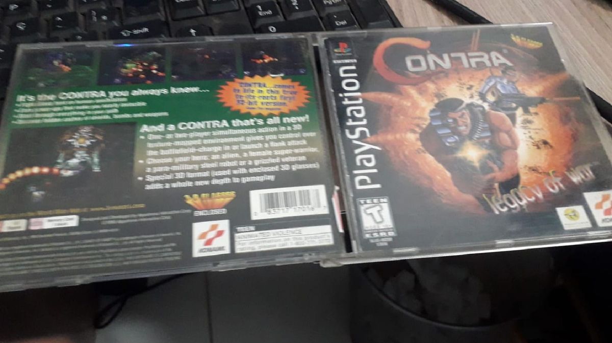 Contra Legacy Ps1 Original | Jogo de Videogame Playstation Usado ...
