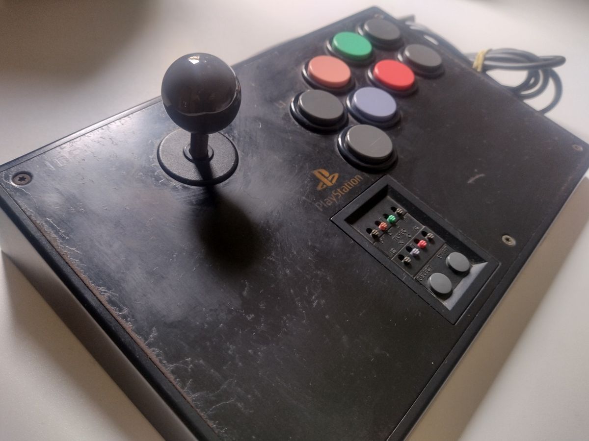 Controle Arcade Hori Playstation 1 e 2 | Acessório p/ Videogame Hori ...