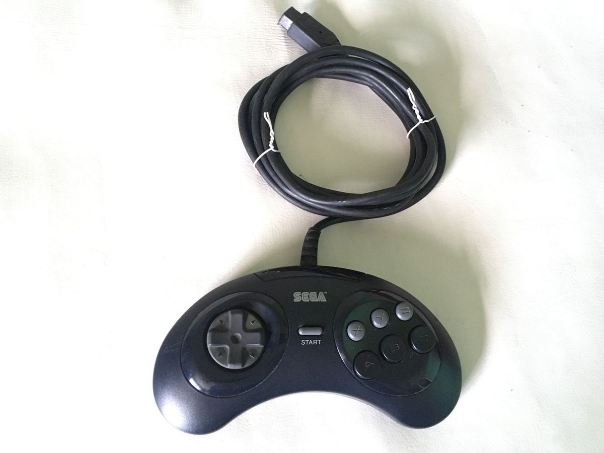 Controle de Mega Drive 6 Botões Original | Console de Videogame Mega ...
